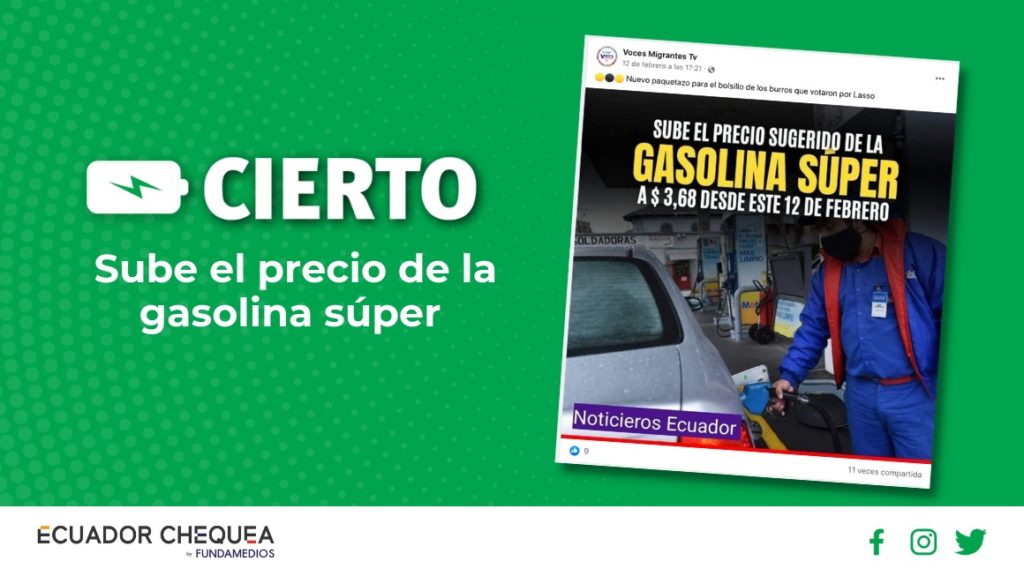 gasolina super ec - Ecuador Chequea